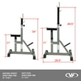 Valor Fitness Bench Press Squat Stands- 1" Plate Storage - Independent ...