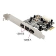 Syba SY-PEX30016 3 Port IEEE 1394 Firewire 1394B & 1394A PCIe 1.1 x1 ...