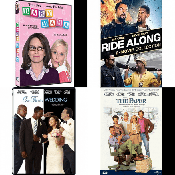 Comedy 4 Pack DVD Bundle: Baby Mama, 2 Movies: Ride Along 2-Movie ...