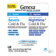 Genexa Kids' Clean Cold & Flu Multi-Symptom Relief, Dye Free, 0% ...