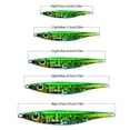 5pcs Metal Jig Lure Casting Spoon Jigging Bass Saltwater Fishing Tackle ...
