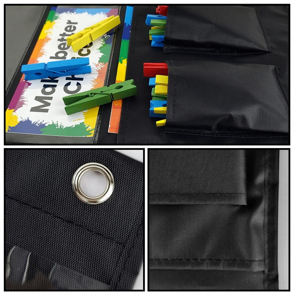 Buy Geruite Student Behavior Pocket Chart Classroom Good Behavior ...