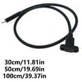 Portable Male to Female Data Cord Type C Screw Panel Mount Extension ...