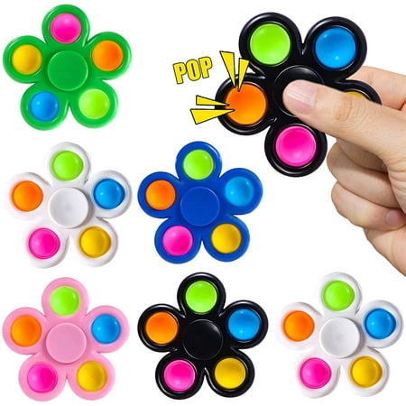 Pop Fidget Toys 1 Pack,Simple Dimple Fidget Spinners Pack for Kids-Push ...