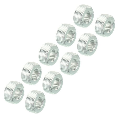 Uxcell 7/8*18 to M10x1mm Thread Adapters Sleeve Reducing Nut 10mm Screw ...