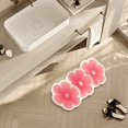 1 Pc Flower Bath Rug Flower Bath Mat for Bathroom Floor Small Anti Slip ...