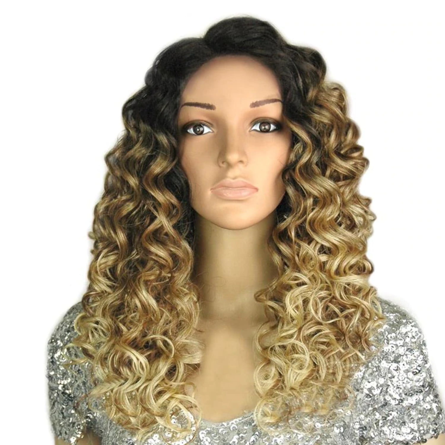 WannaBe Premium Synthetic Lace Front Wig- Cala - Walmart.com
