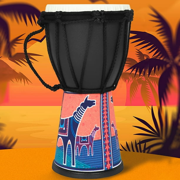Peggybuy 4 In African Drum Djembe Drum PVC Drum Chamber Bongo Drum ...