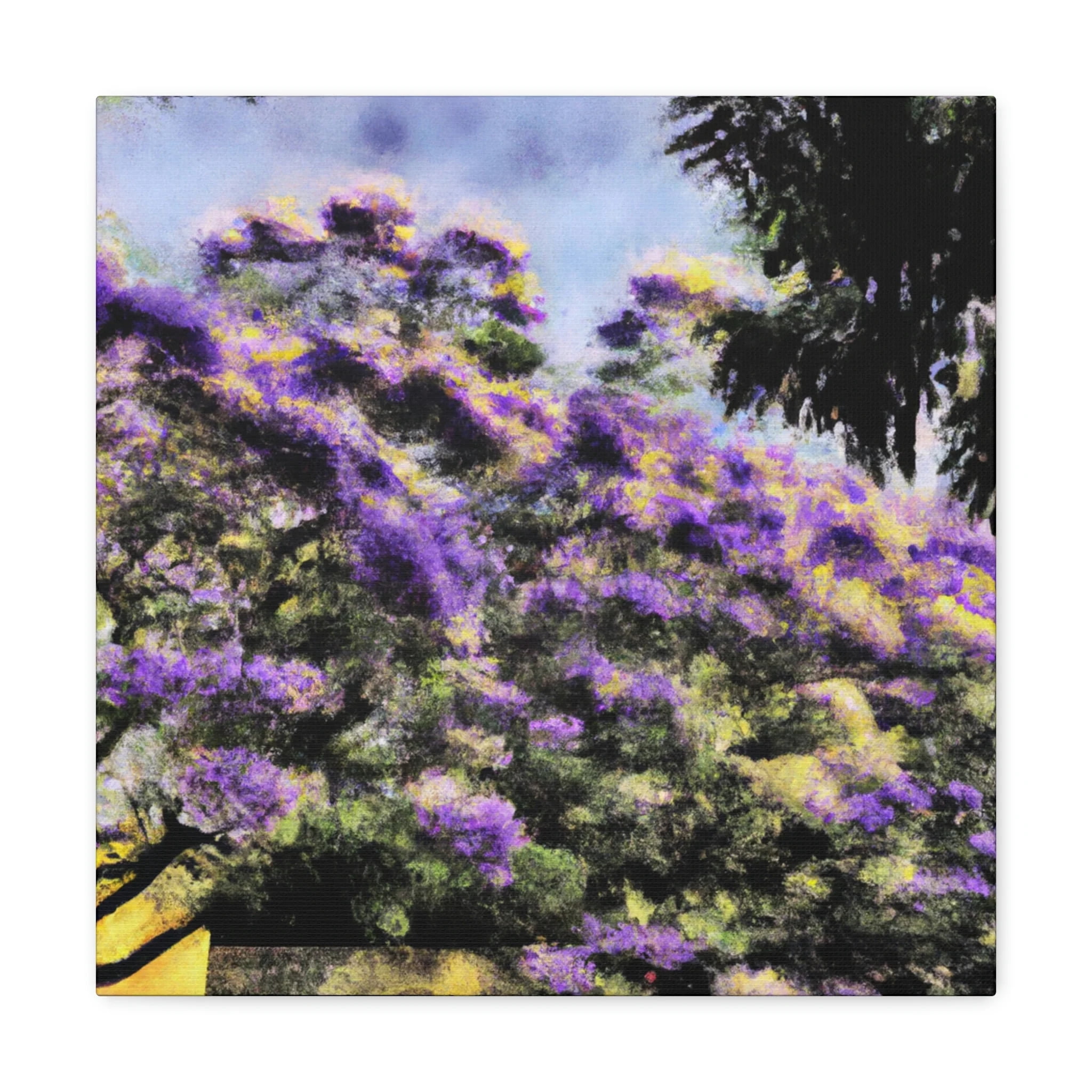 Jacaranda in Bloom - Canvas - Walmart.com