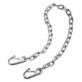 Trailer Safety Chain, 1/4" x 72", Latching S-Hooks, Peerless Chain ...