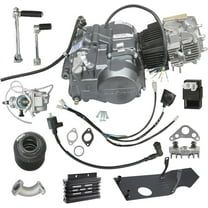 140cc Racing Engine Motor Complete Kit , 4 Stroke Motor 4 Speed Pit ...