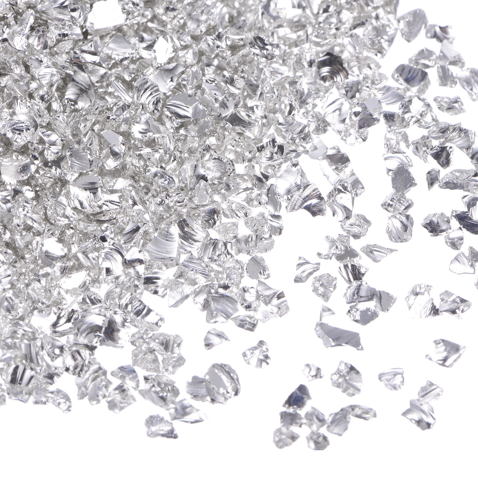 Uxcell 200g Chips de Vidrio Triturado 2-4mm Sprinkles Irregulares de ...