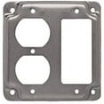 Raco 915C 4" 2 Device Square Crushed Corner Cover - Walmart.com