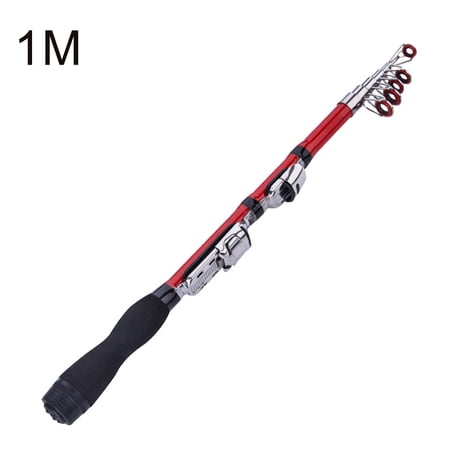 Portable Telescopic Fishing Pole Small Size Hard Fishing Rod for Sea ...