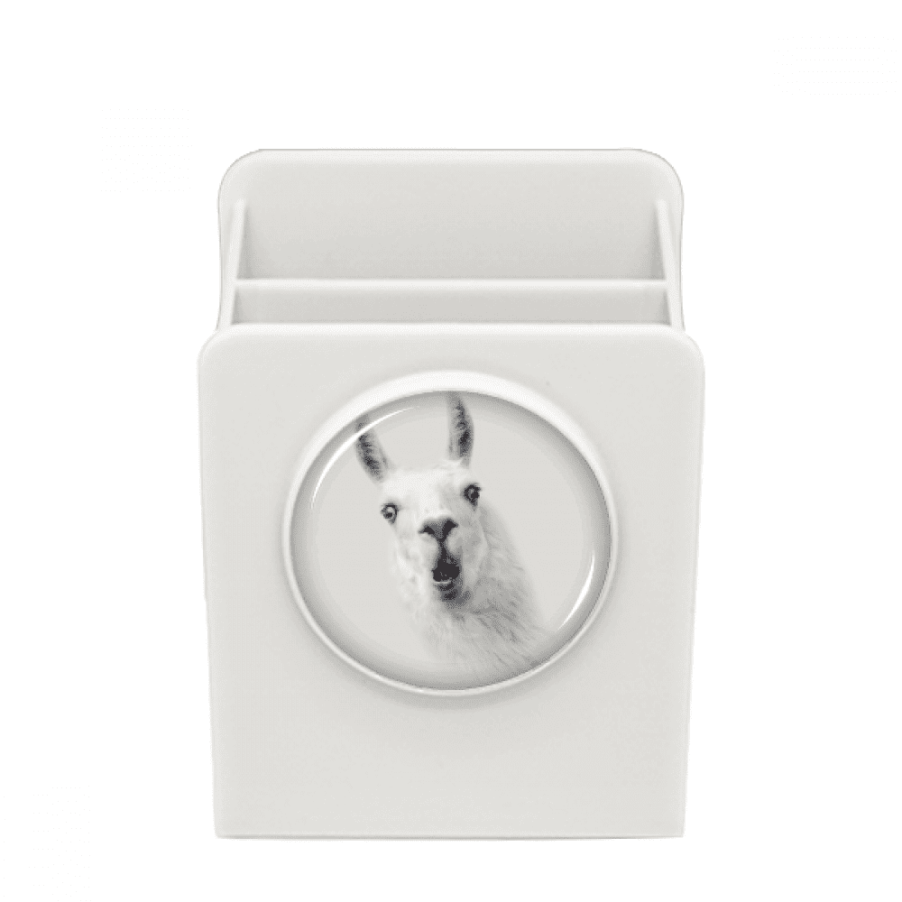 Alpaca Surprise White Mouth Desk Pencil Holder Cup Pen Organizer ...