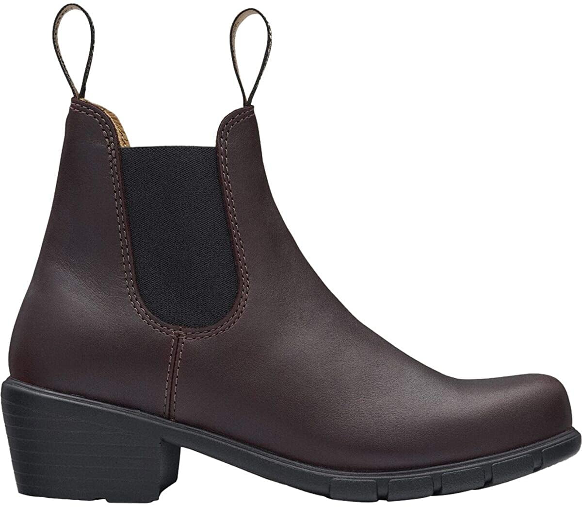Blundstone 2060 Women's Leather Heeled Chelsea Boots In Wine Size 7.5 ...
