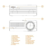 Ematic 150" HD Video Projector (EPJ580B) - Walmart.com