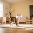 2 Pcs Cotton Swab Cat Toy,Self-Entertainment and Cat Teething Stick ...