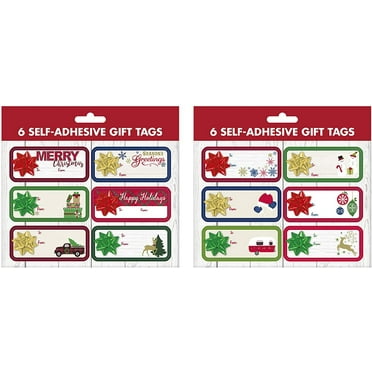 Big Dot of Happiness Jolly Santa Claus - Large Christmas Sticker Gift ...