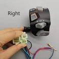 7/8in 22mm Universal Motorcycle Handlebar Switch Headlight Warning Turn ...