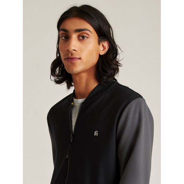 Bonobos Fielder Men's and Big Men's Tech Fleece Bomber Jacket, Up to ...