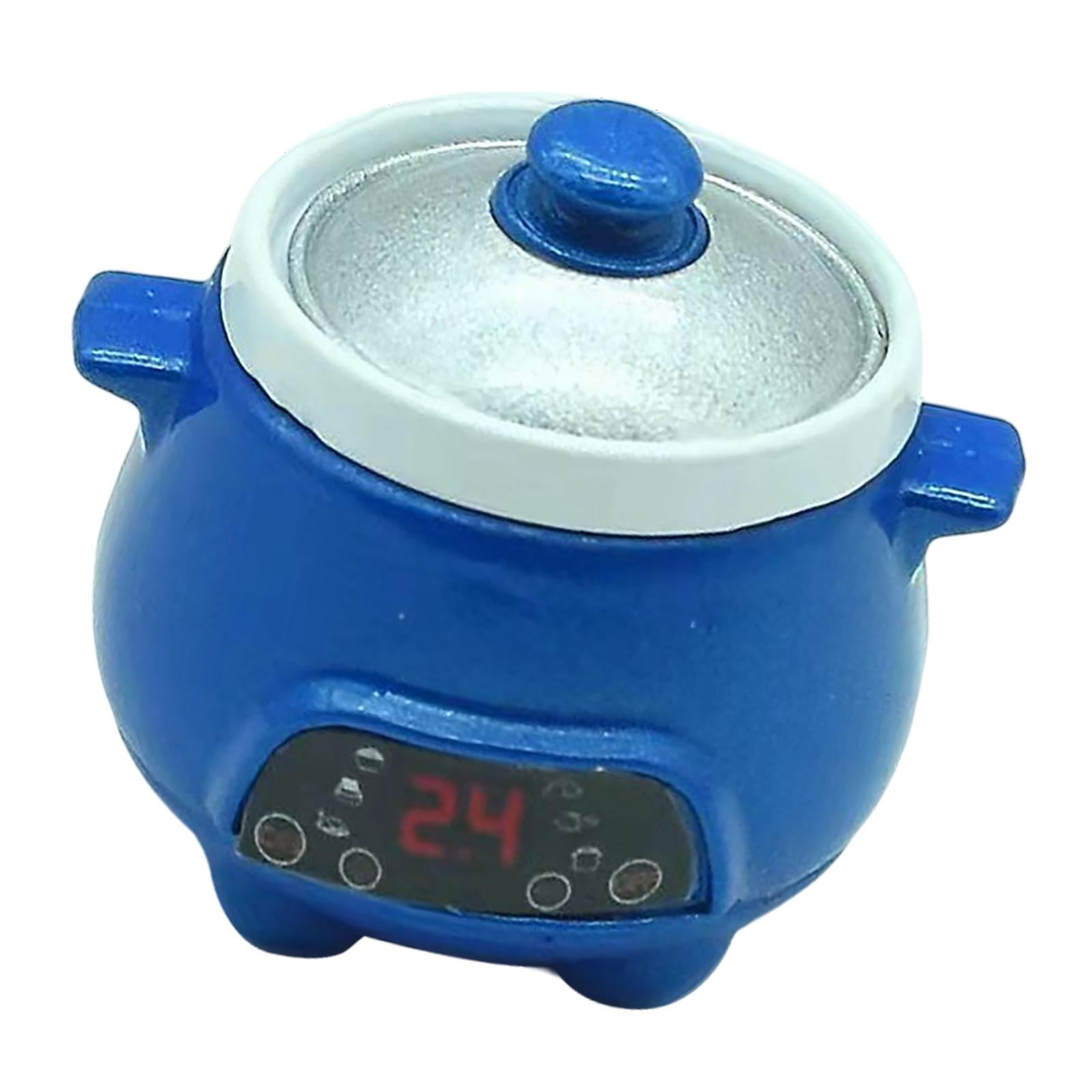 Alloy Doll House Rice Cooker Miniature 1/12 Dollhouse Life Scene ...