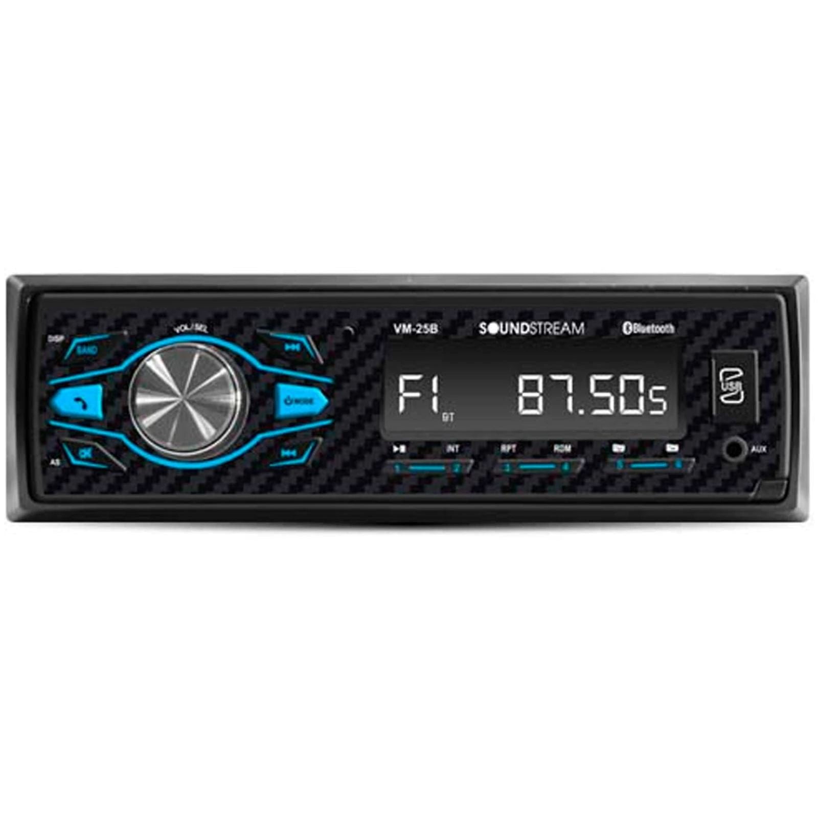 Autoestéreo Soundstream USB, bluetooth y lector de tarjeta SD VM-25B ...