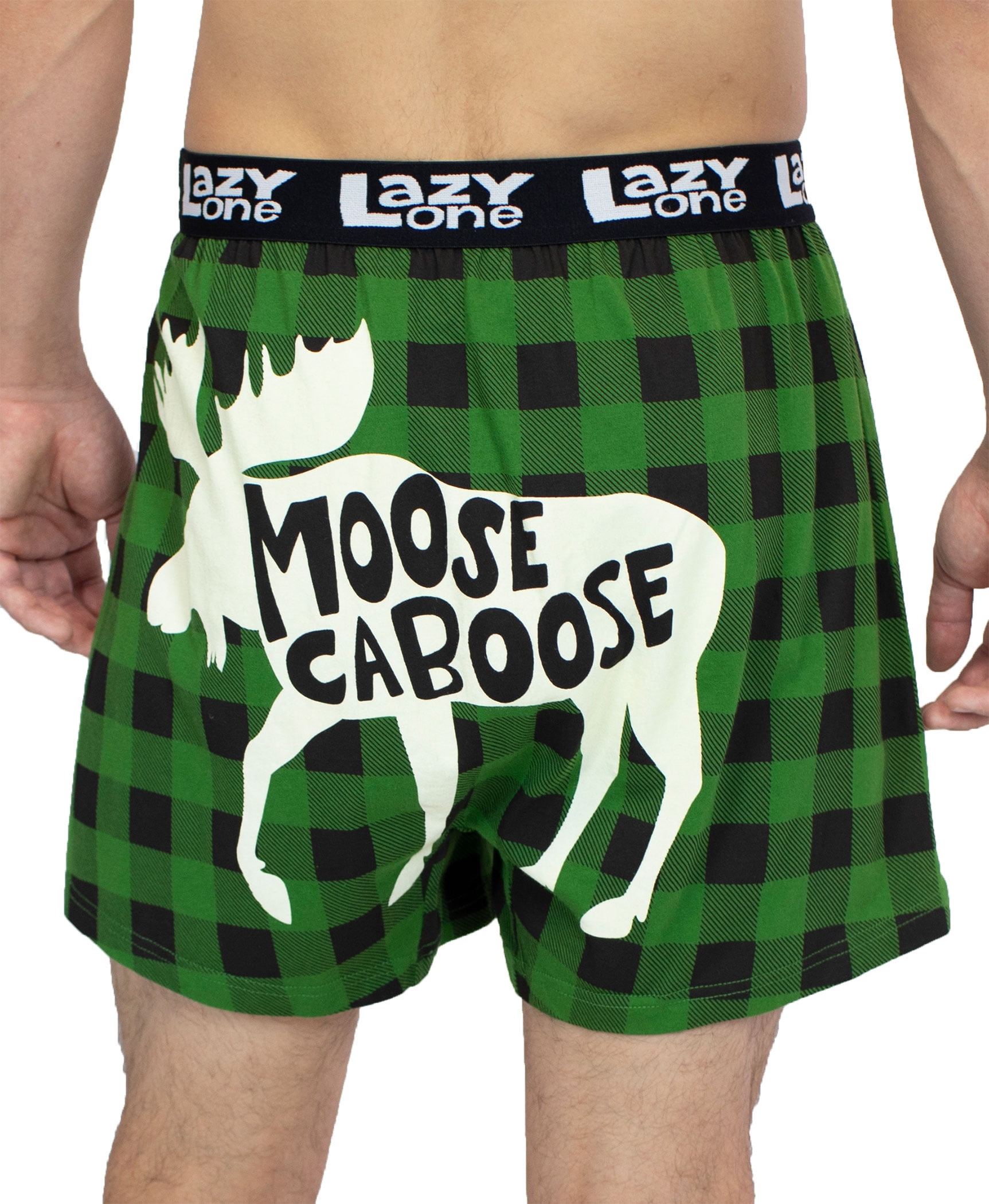 LazyOne Funny Animal Boxers, Beware Of Natural Gas, Humorous Underwear ...