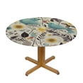 BANET Floral Round Table Cloth,Beautiful Herbs Flowers Tablecloth ...