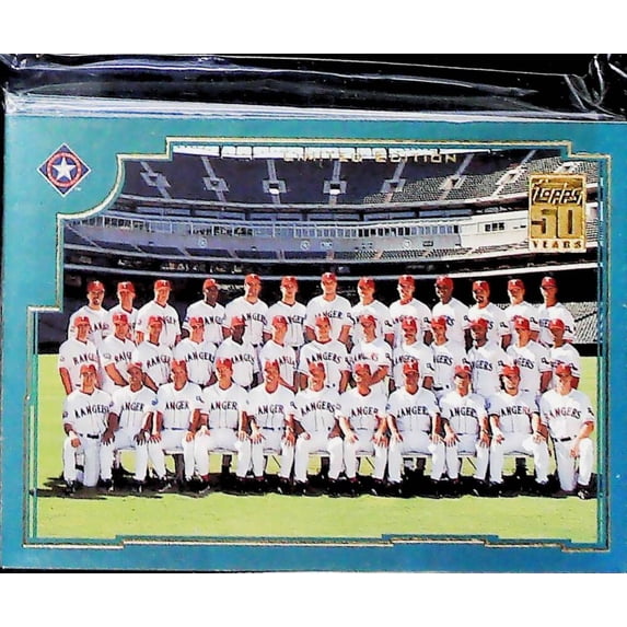 2001 Topps Limited Edition (Tiffany) Texas Rangers Team Set ALEX ...