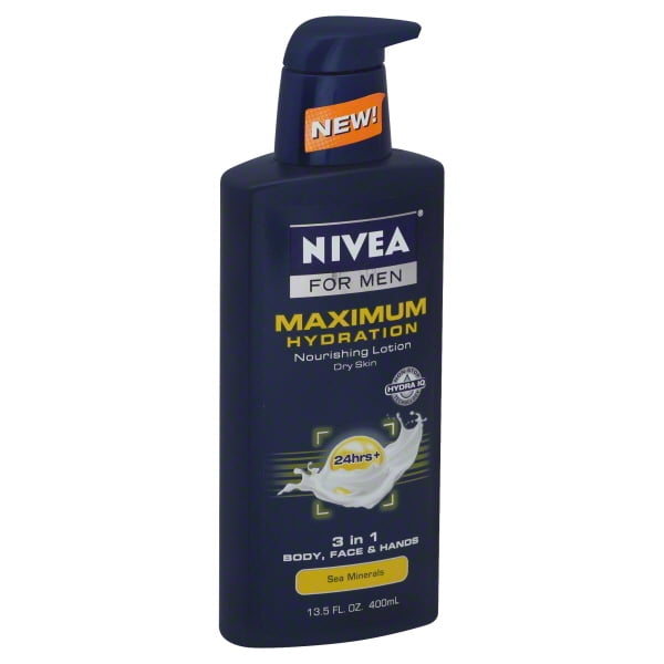Nivea for Men Maximum Hydration Nourishing Lotion Sea Minerals ...