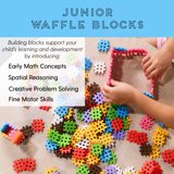 ECR4Kids Mini Waffle Blocks Building Set - 140 Piece - Walmart.com