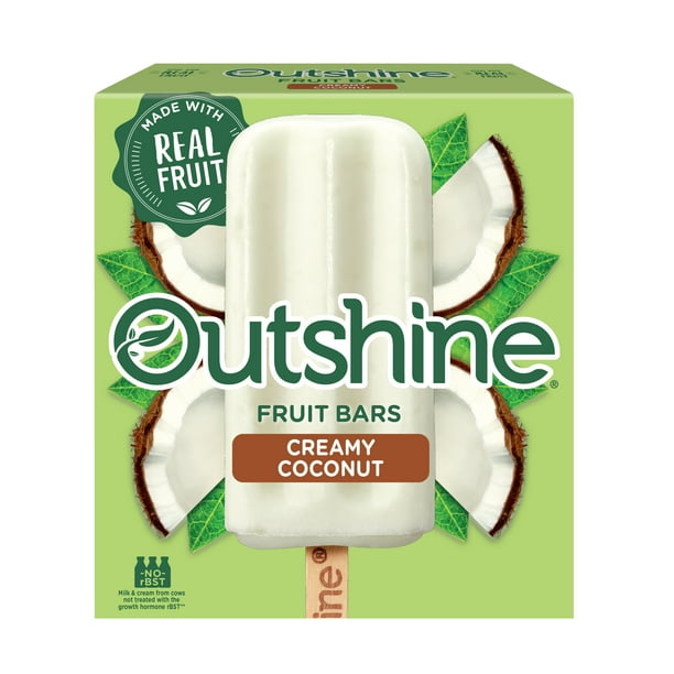 Outshine Creamy Coconut Frozen Fruit Bars, 6 Ct - Walmart.com