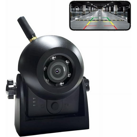 Magnetic Wireless Backup Camera-WiFi Reversing Camera with Rechargeable ...