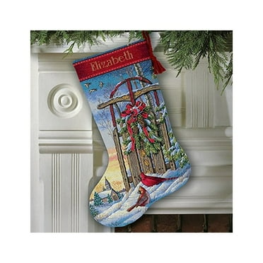 Dimensions Cross Stitch Kit Stocking Enchanted - Walmart.com