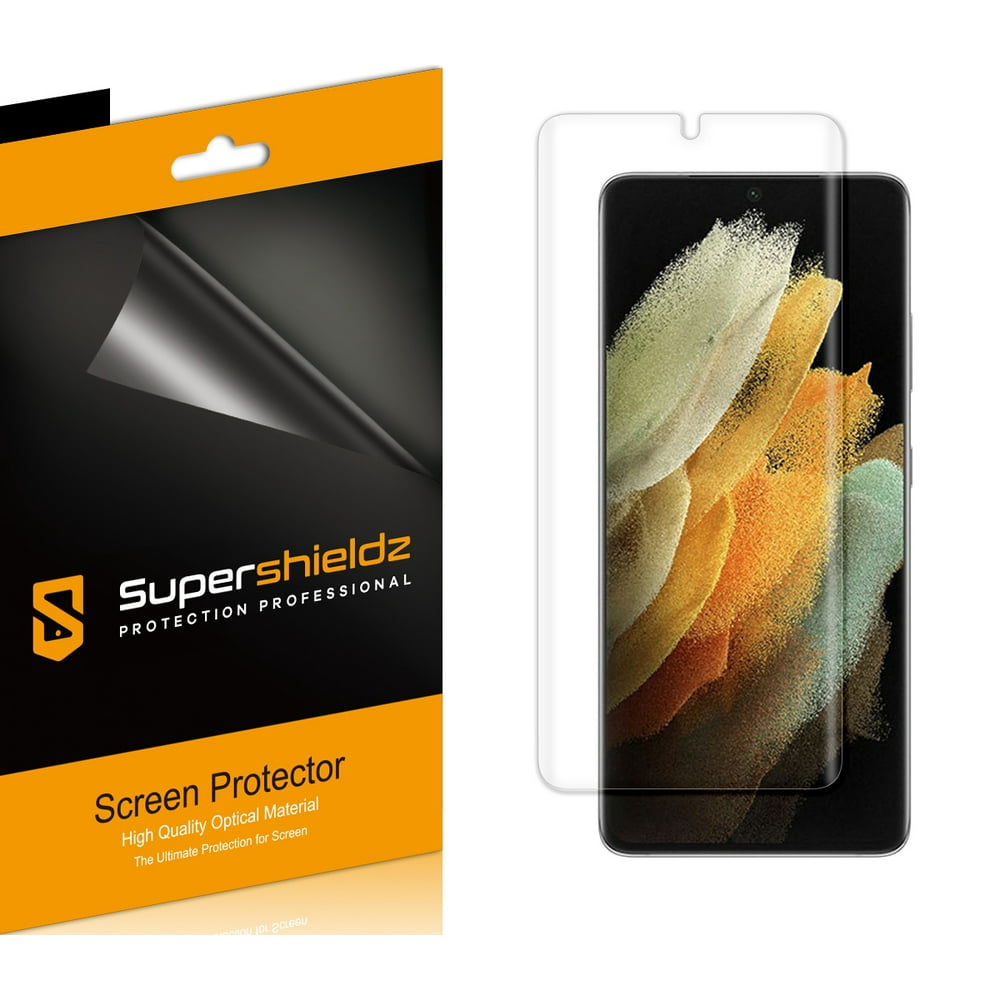 [2-Pack] Supershieldz for Samsung Galaxy S21 Ultra 5G Screen Protector ...