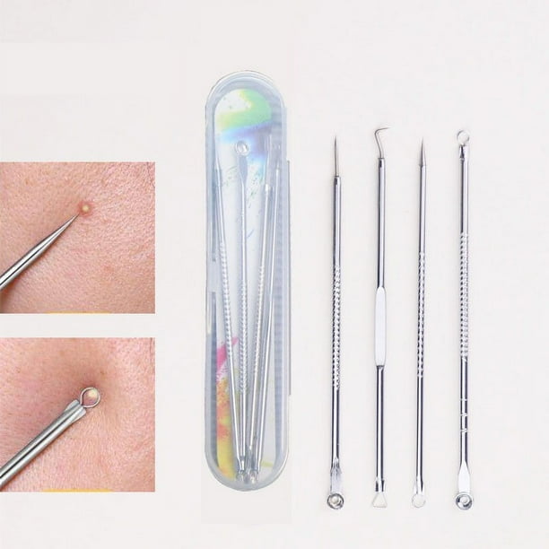 LINMOUA Professional Pimple Popper Tool Kit - With Comedone Extractor ...