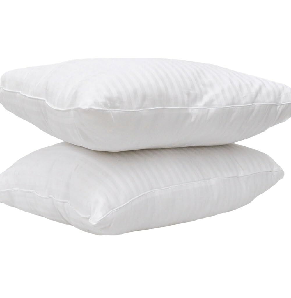 Paquete de 2 Almohadas 100% Algodón Firme con Relleno 100% Poliéster ...