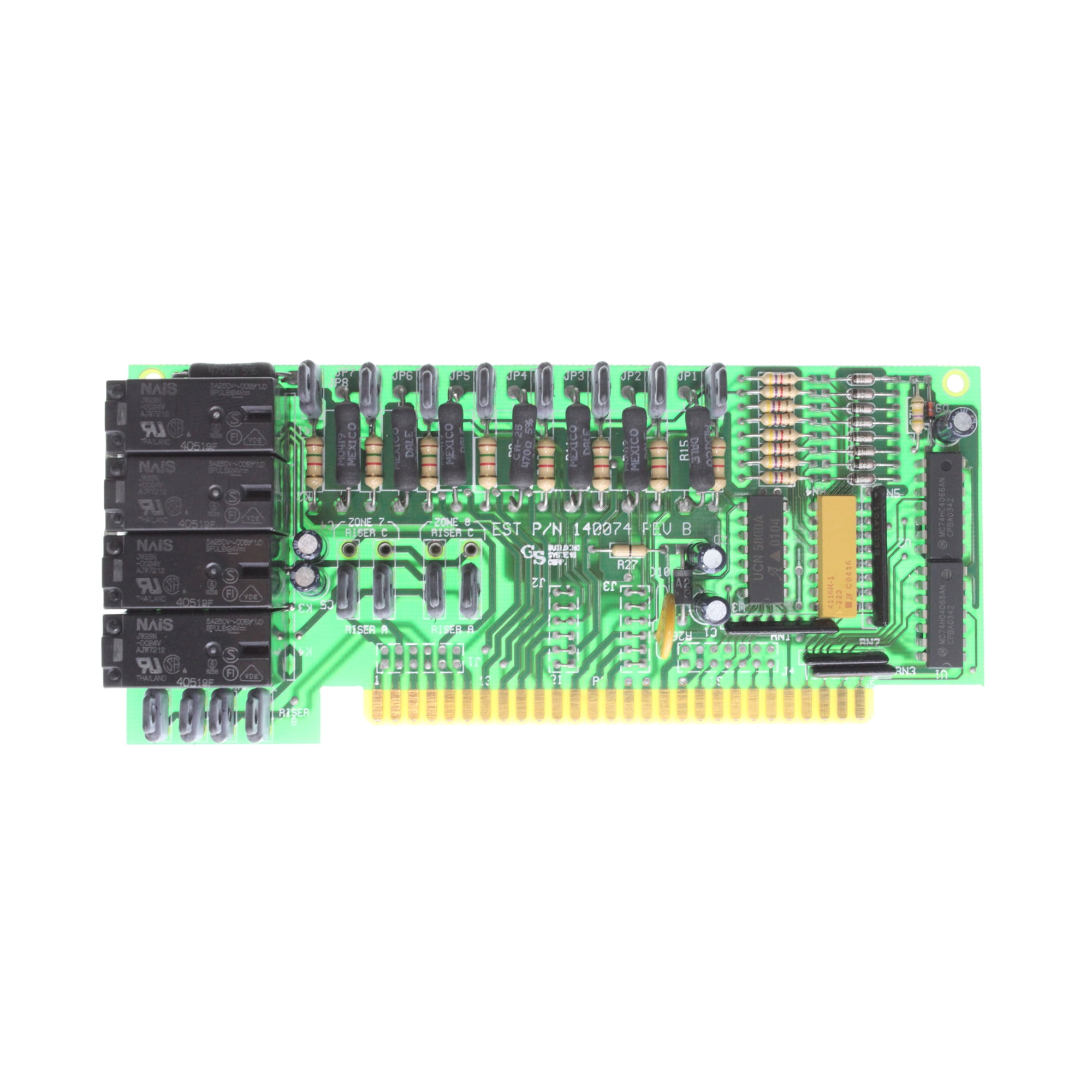 EST Edwards ZB8-2 130074 140074 Control Panel Zone Card Module Sub ...