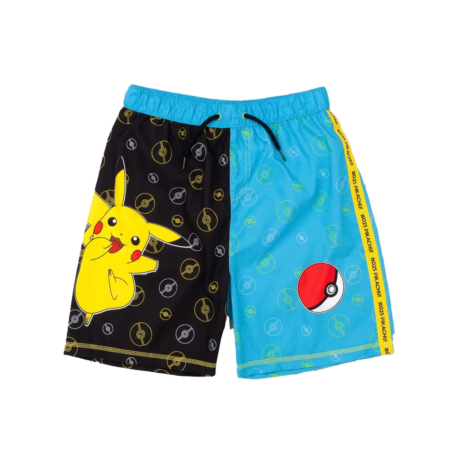 Click here for Pokémon Pokemon Boys Pikachu Pokeball Swim Shorts... prices