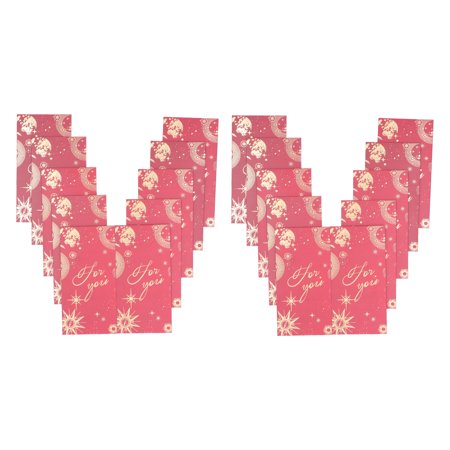 20Pcs Chinese Red Envelope Square Flap Red Packet Lucky Money Gift for ...