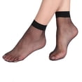 Joernso 10 Pairs Women's Ankle High Sheer Socks Soft Nylon Socks Summer ...