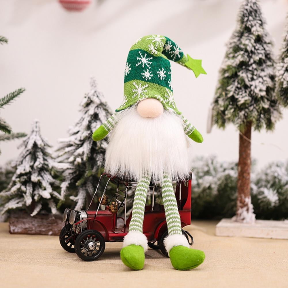 Farmhouse Rudolph Doll Ornaments With Lighting Short Legs Christmas ...