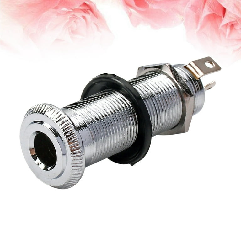 Jackplate For Outboard Motor 1/4" (6.35mm) Nickel-Plated Guitar Input ...