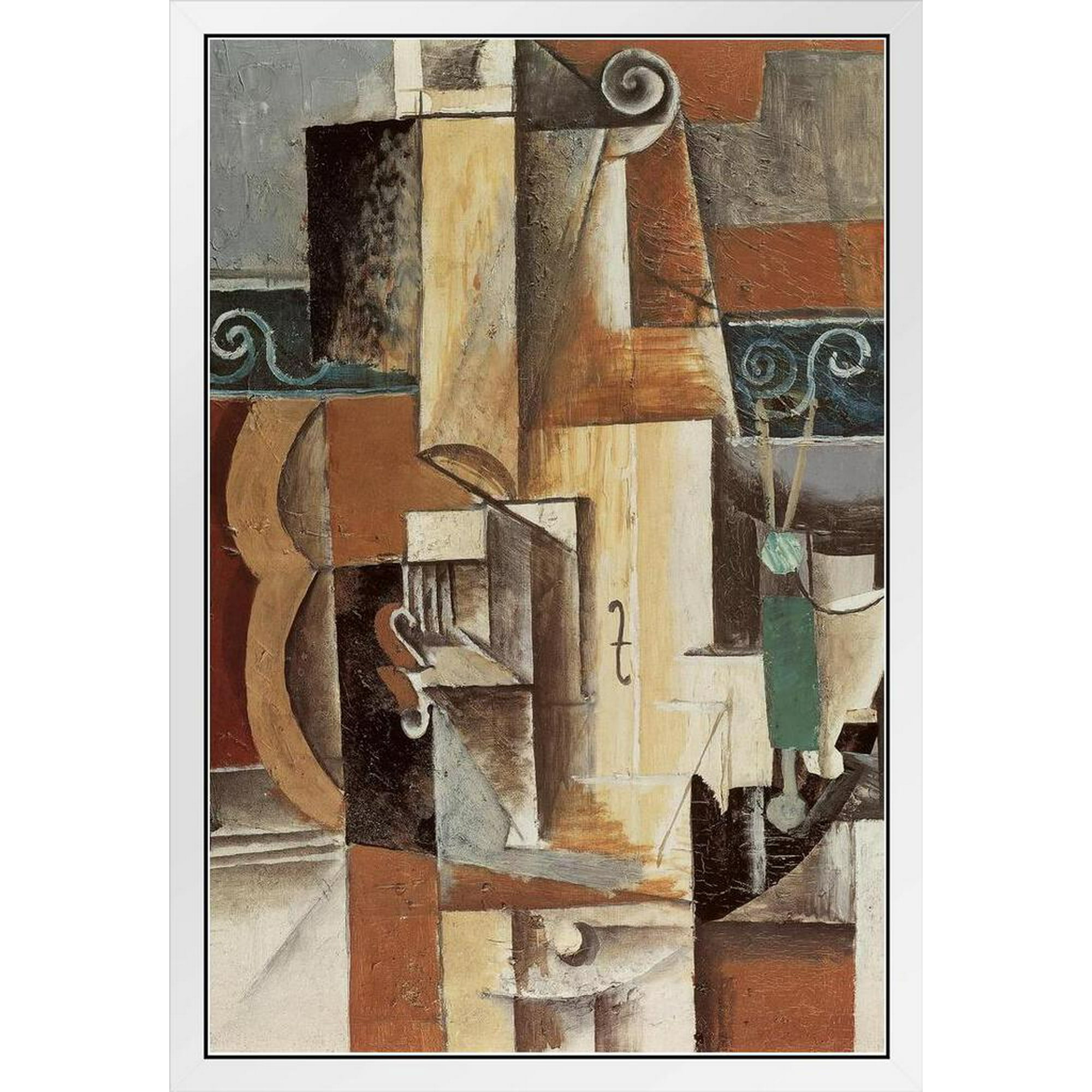 Violin Painting Cubism