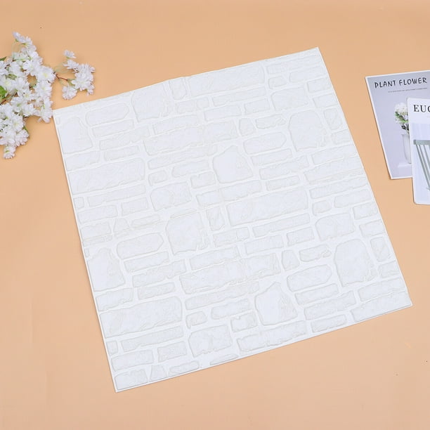 3D Wall Stickers Wall Brick Wallpaper Stick and Peel Room Decal Self ...