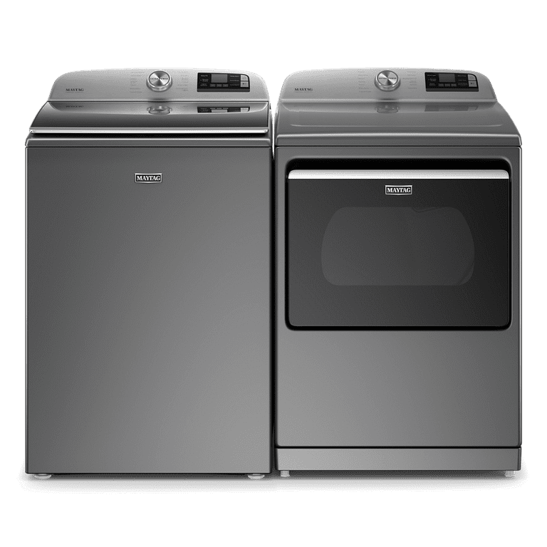 Maytag 5.2 Cu. Ft. Top Loading Washer with Powerful Cleaning Metallic Slate Walmart