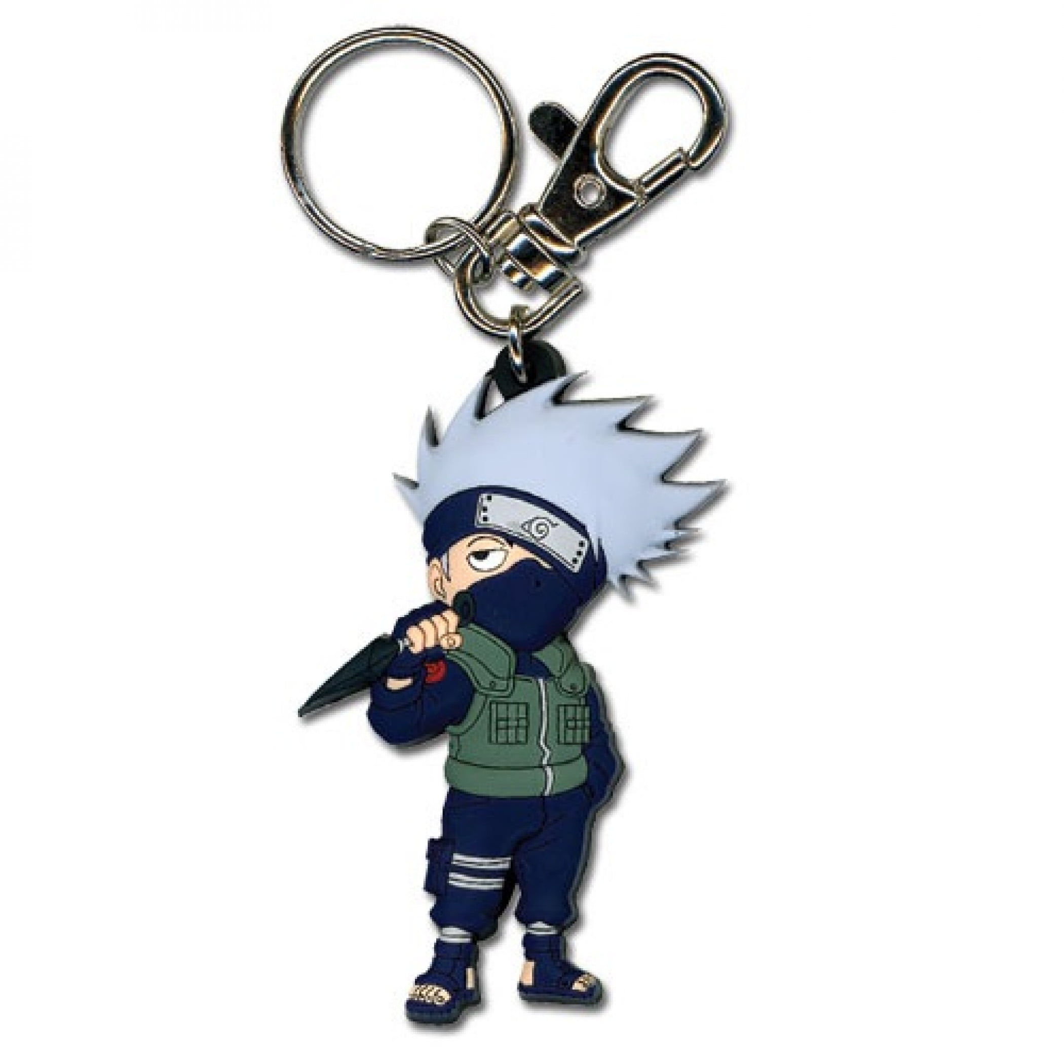 Key Chain - - SD Chibi Kakashi Kunai Ready PVC New ge36695 - Walmart.com