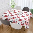 60x108in Square Printed Tablecloth Easy-Care Decorative Table Cloth for ...