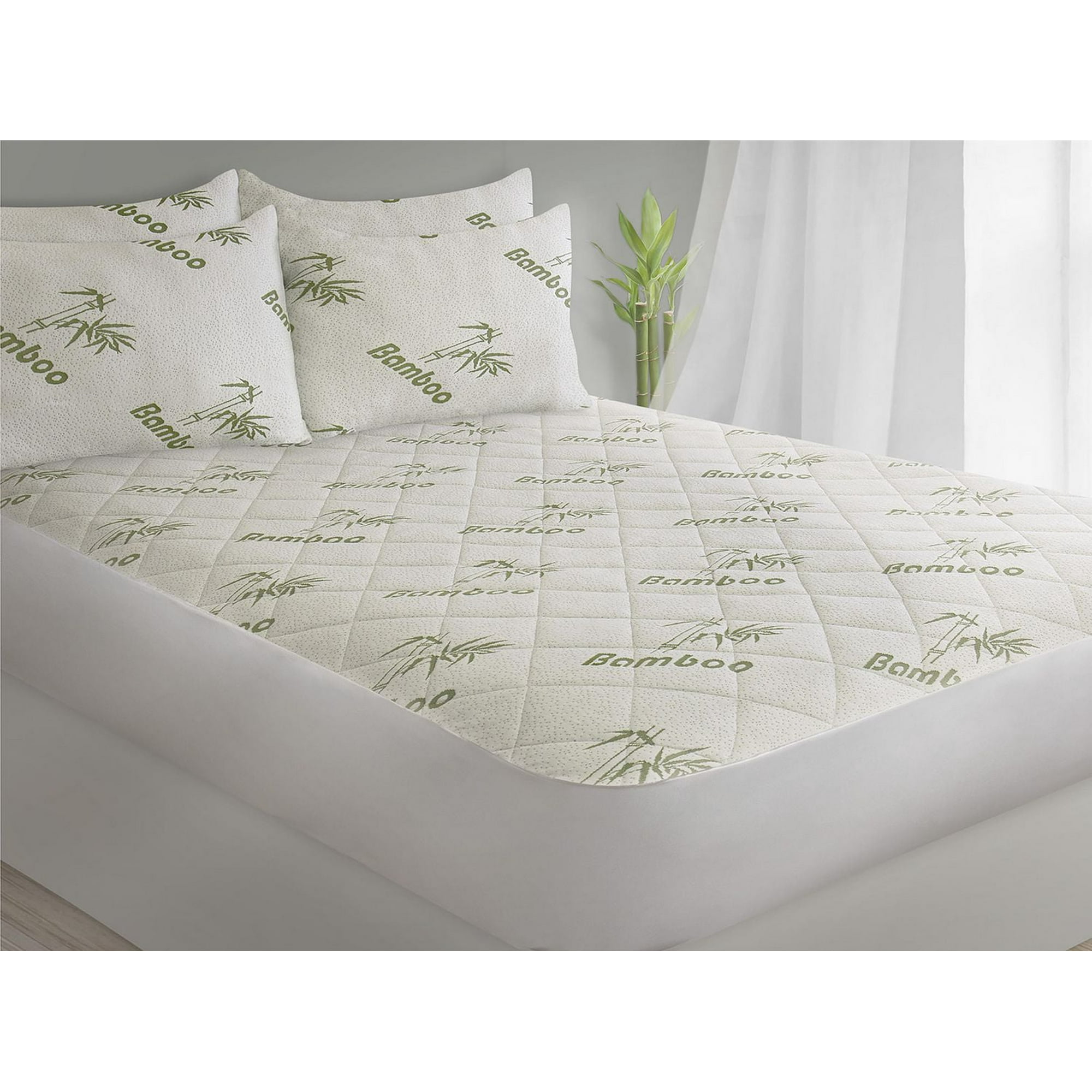 Click here for Safdie & Co. Mattress Protector Q Bamboo Jacquard... prices